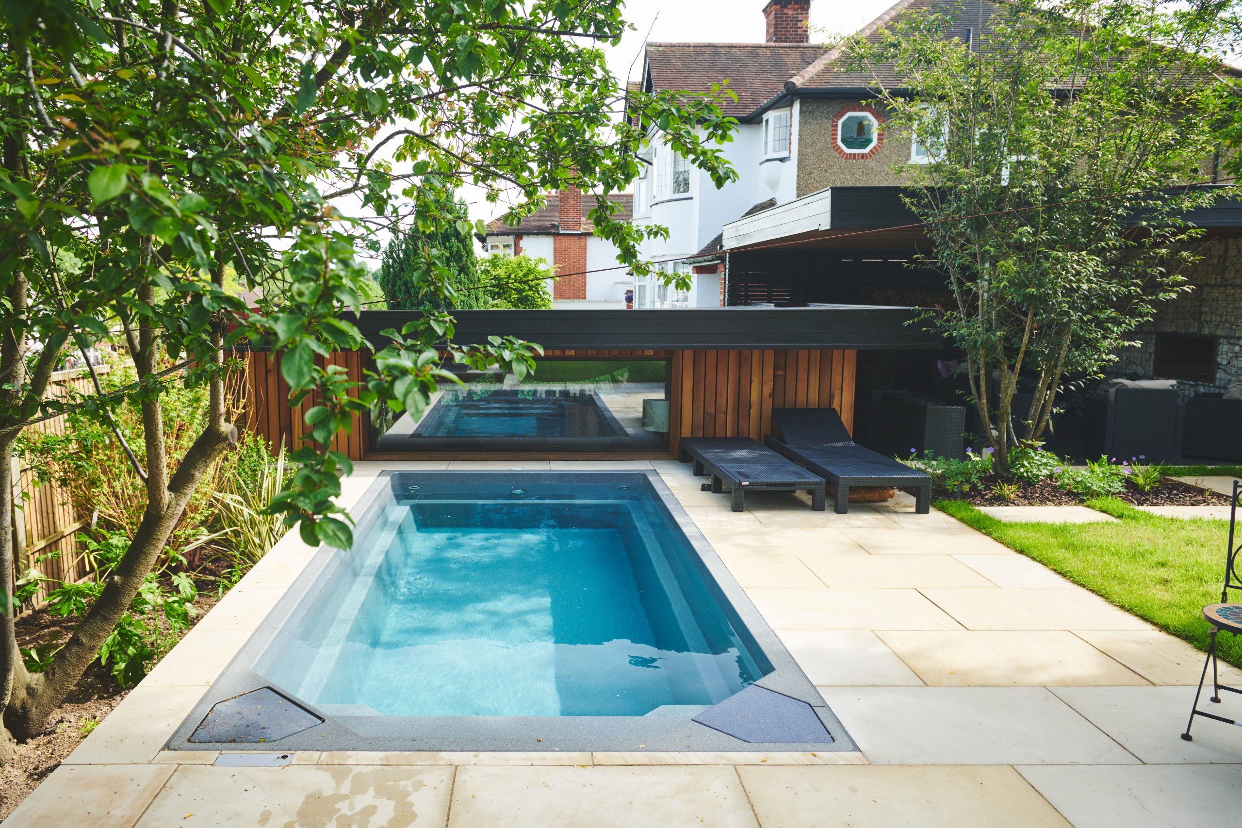 Fit 50 In-Ground Swim Spa Installation, London | Compass Pools